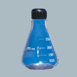Conical Flask with Teflon Liner Screw Cap - Microteknik